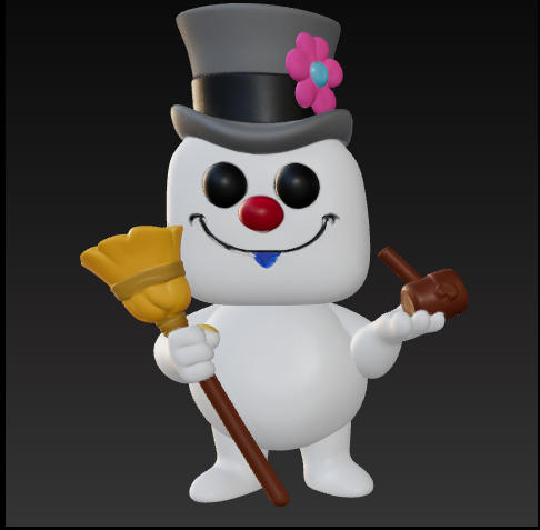 ☃️ Snowman funko pop・Free STL File for 3D printing・Cults