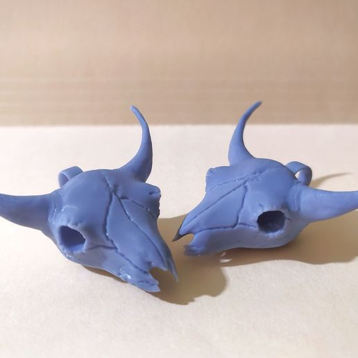 🐄 cow skull・ STL File for 3D printing・Cults
