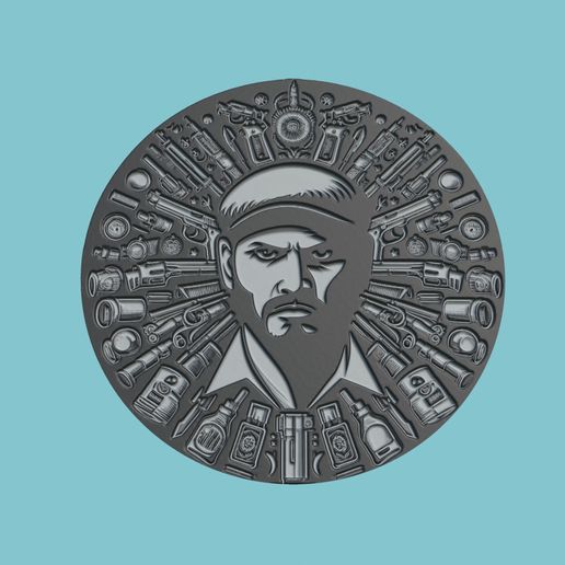 3D file Gangs of Wasseypur Movie Medallion Gangs of Wasseypur 3d Model ...