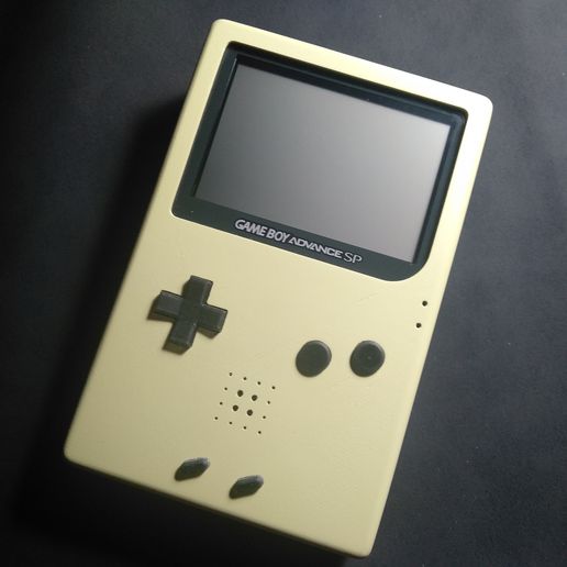 🐚 Gameboy Advance SP custom shell・ archivo 3D para ・Cults