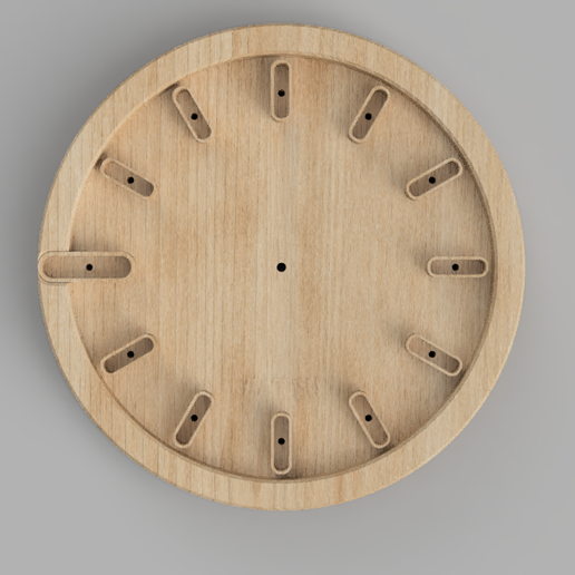 🕰️ 3D Clock Model for CNC or 3D Printing | Custom Wooden Clock Design ...