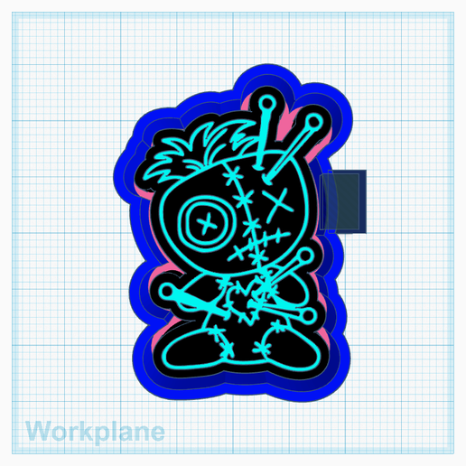 STL file voodoo doll 2 🎃 ・3D printer model to download・Cults