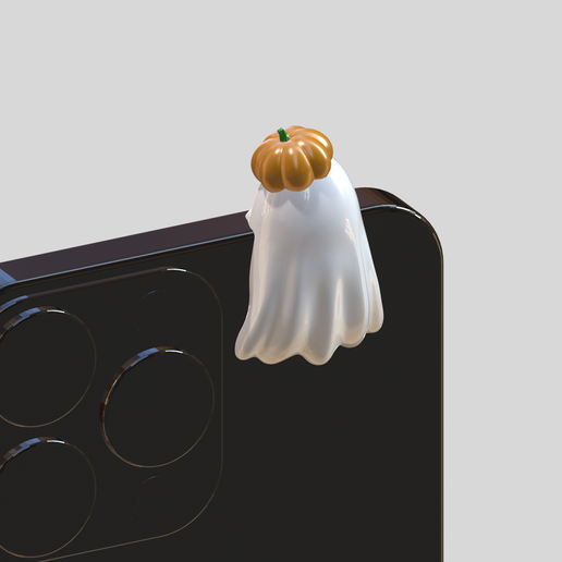 👻 Ghost Peeker Phone Charm・ STL File for 3D printing・Cults