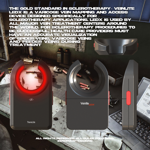 🔫 VEINLITE LEDX [TARKOV]・Free STL File for ・Cults