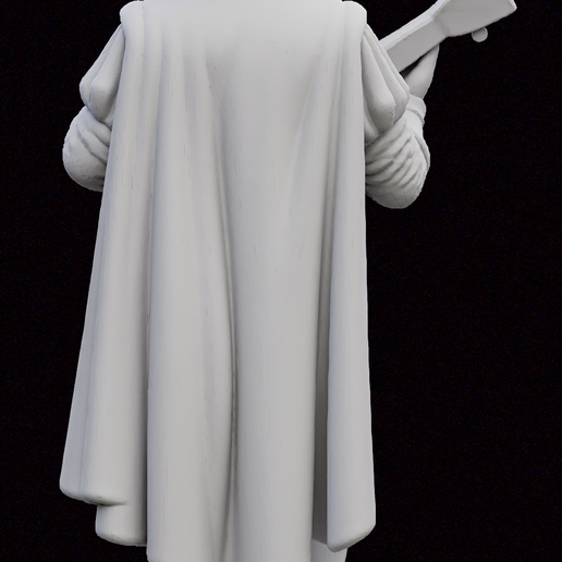 👾 Musician with lute・Free STL File for 3D printing・Cults
