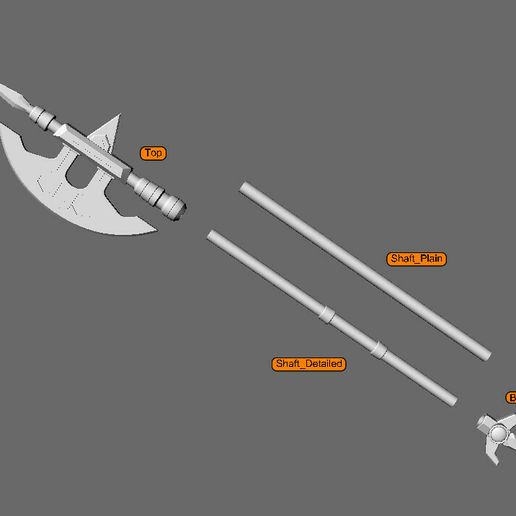 🤖 Battle Halberd for Transformers Chromia・ 3D File for ・Cults