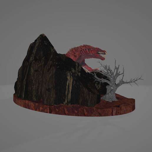 👹 MONSTER HUNTER ODOGARON FIGURE・ STL File for 3D printing・Cults