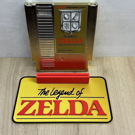 🕹️ The Legend of Zelda Cartridge Holder Nintendo Nes・ STL File for 3D ...