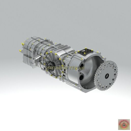 💭 FERRARI F40 - GEARBOX・ STL File for 3D printing・Cults