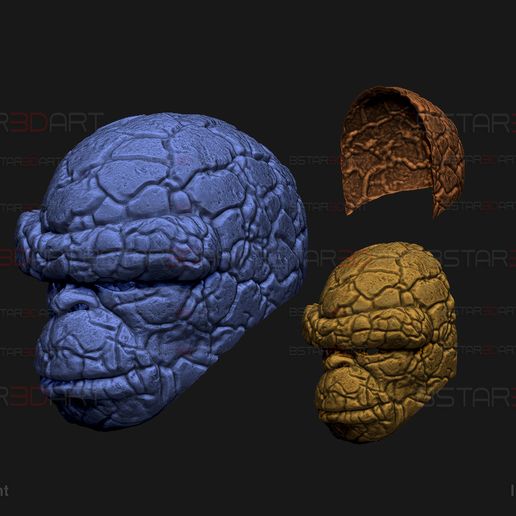 🎬 The Thing Head Wearable - Fantastic Four Movie 2025 -Marvel Comics ...