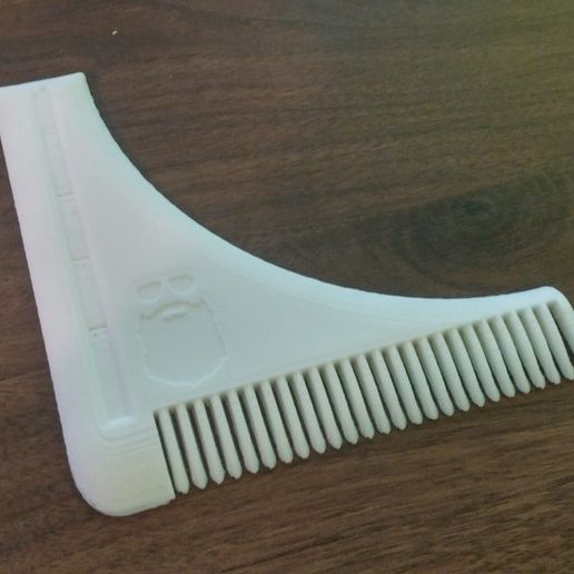 3D printable An Open Source Beard Comb Tool・Cults