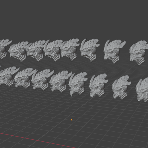 🐛 Bug Warrior heads・Free 3D File for 3D printing・Cults
