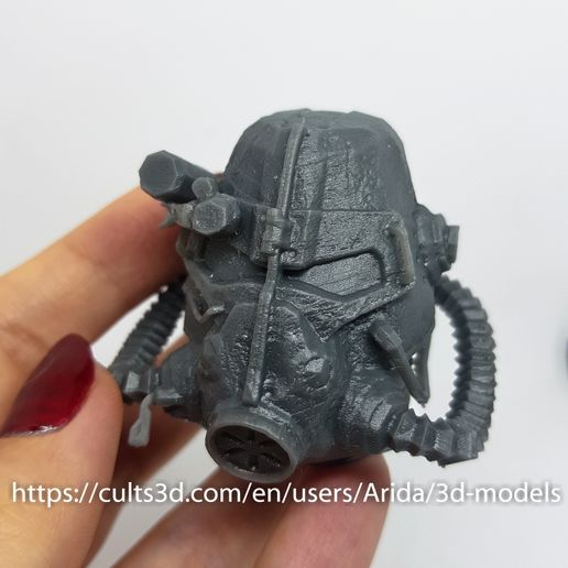 🪖 Fallout power armor t-45 helmet - high detailed even before painting ...