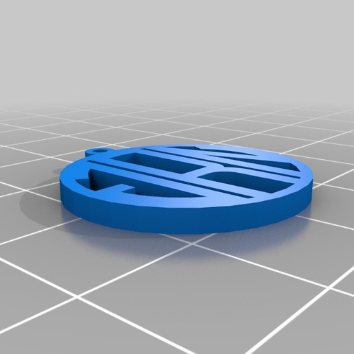 Free 3D file Jade Monogram Pendant with multiple loops 💍 ・Model to ...