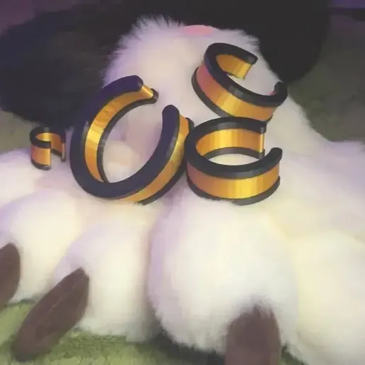 👂 Resizable Fursuit Ear Cuffs・ 3MF File for 3D printing・Cults