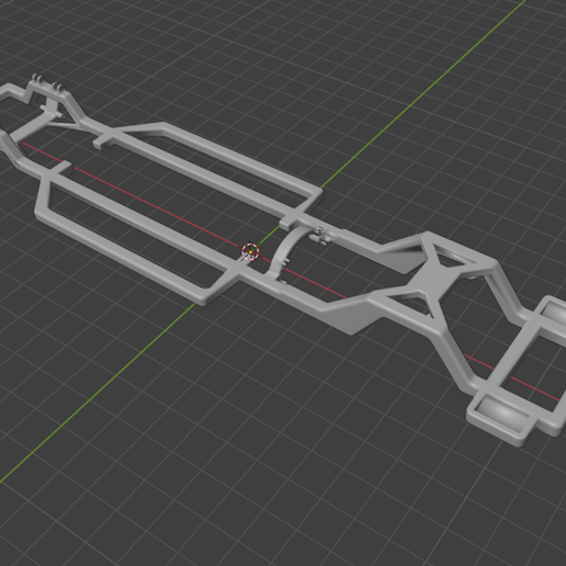 🚕 Custom Bagged Crew Cab Truck Frame 170.5mm・Free STL File for 3D ...