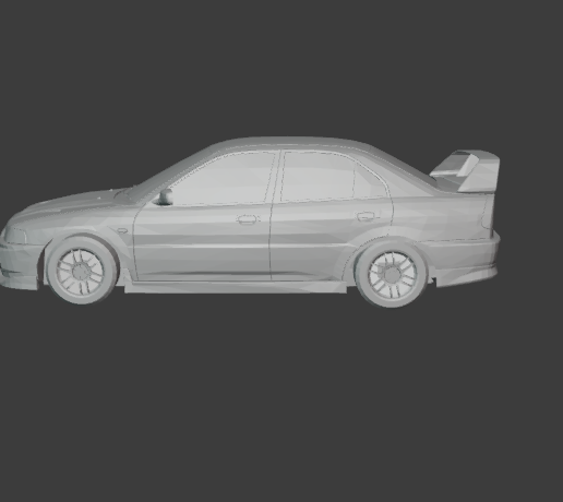 🚗 MITSUBISHI LANCER EVOLUTION IV CN9A・ STL File for 3D printing・Cults