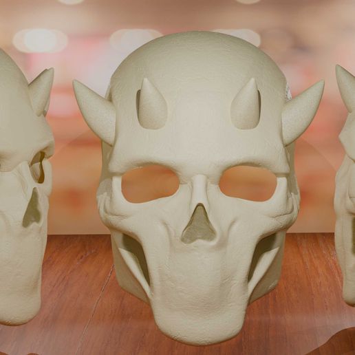Archivo STL Mouthless Skull Mask Cosplay 💀 ・Objeto imprimible en 3D ...
