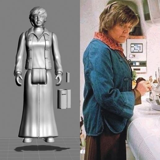⭐ VINTAGE STAR WARS KENNER-STYLE AUNT BERU ACTION FIGURE・ STL File for ...