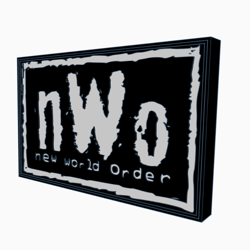 🆕 nWo (new World order) Lightbox by MANIACMANCAVE3D・ STL File for 3D ...