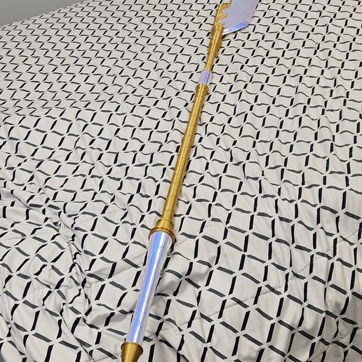 🔫 Inspirado Kpop Demon Hunters El arma de Zoey / shin-kal・Impresión 3D ...