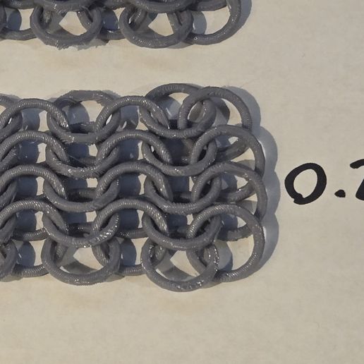 🎭 Chainmail v2.1 - 1 meter of medieval armor for cosplay・3D Print with ...