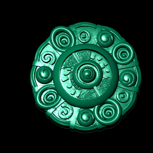STL file Icon of Ancient Mayan Calendar 3D printable Model 3D print ...