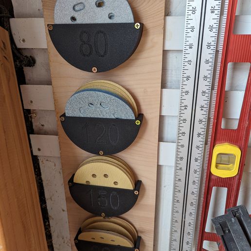 🧑‍🔧 Sanding Disc Wall Mounts・ STL File for 3D printing・Cults