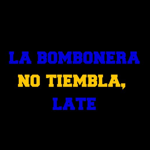🎒 Boca Juniors Alphabet - Letters・ 3D File for 3D printing・Cults