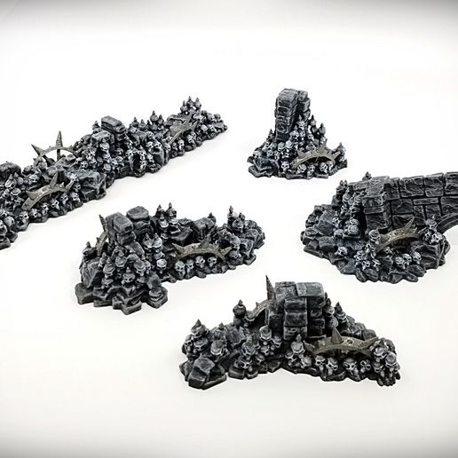🎲 Rubble Pile Bundle - Grimdark・ 3D File for ・Cults