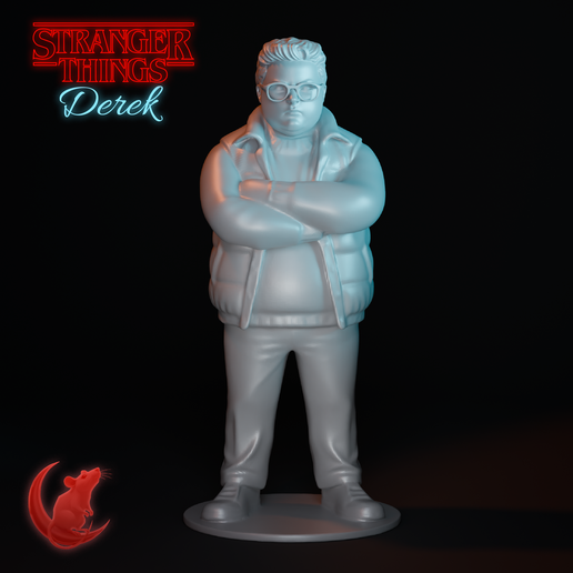 🆕 Derek - Stranger Things Season 5 New Character Figurine STL・ STL File ...