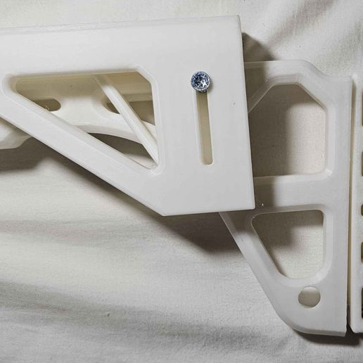 Free STL file Airsoft Cheek rest and butt stock for folding stock 5KU ...