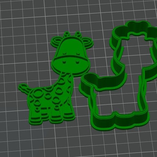 🍪 Cookie Cutter - Giraffe・ 3D File for 3D printing・Cults