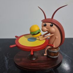 3D printer SpongeBob Squarepants Cockroach Meme • made with ELEGOO Mars ...