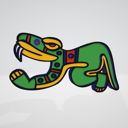 aztec lizard symbol