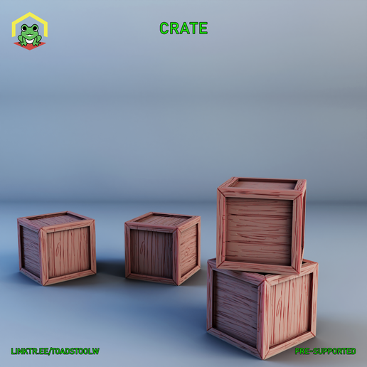 🎲 Crate・Free STL File for 3D printing・Cults