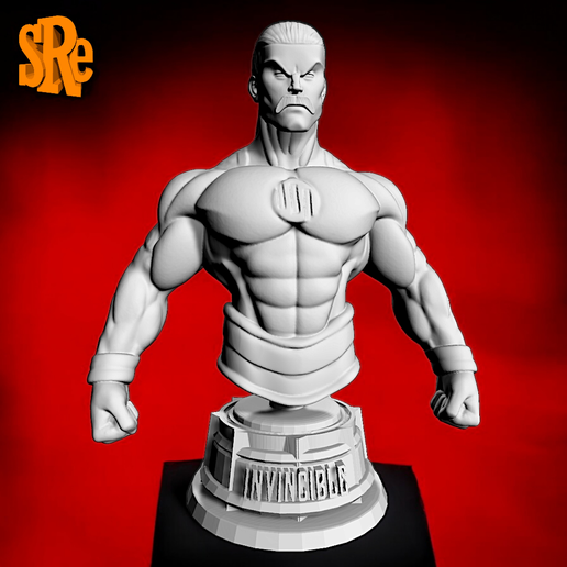 👤 Thragg Bust - Invincible・ STL File for 3D printing・Cults