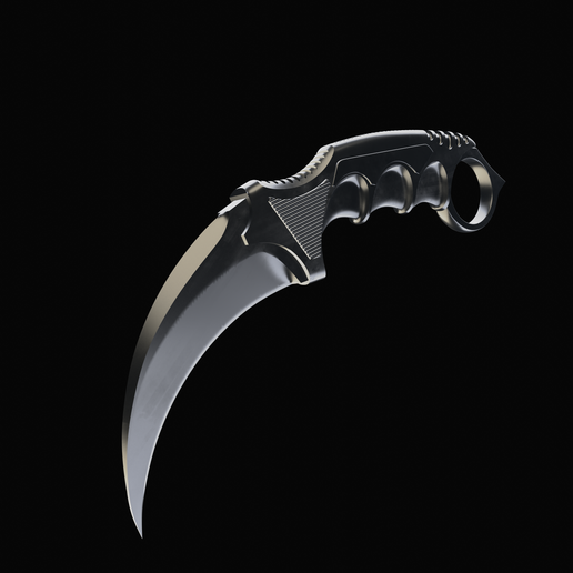🔪 Karambit CS GO Knife Counter-Strike: Global Offensive・ 3D File for 3D ...