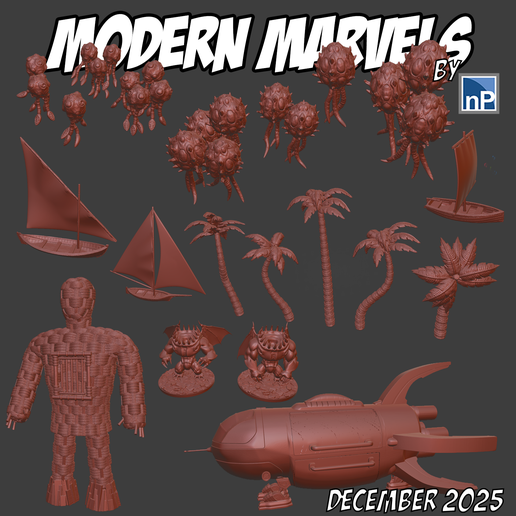 👨 Modern Marvels - December 2025 Full Release・ 3D File for 3D printing ...