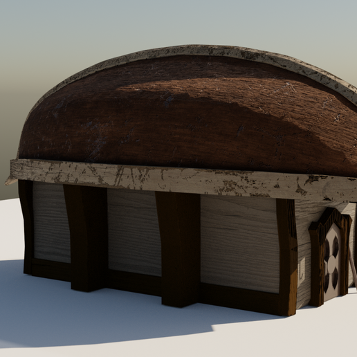 3D file Wooden breach house 🪵 ・3D printable model to download・Cults