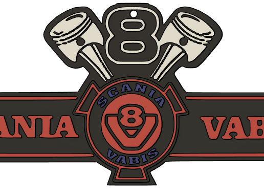 scania v8 logo vector