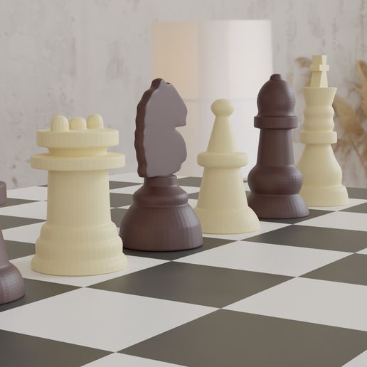 Archivo STL Chinese Chess Set 3D print model ♟️ (OBJ y 3MF)・Objeto ...