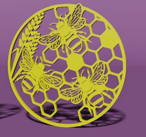 🍯 honey bee・Free STL File for 3D printing・Cults