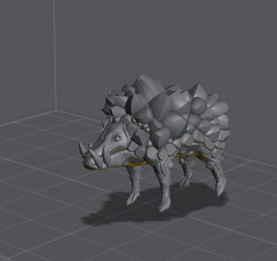 🎲 Stone Pork・Free STL File for 3D printing・Cults