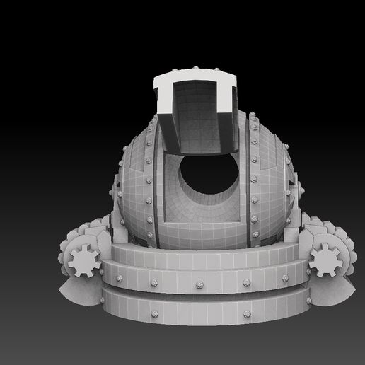 Ball Turret・ 3D File for ・Cults