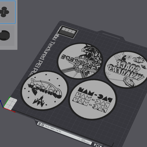 STL file Retro Arcade Games Coasters 🕹️ (3MF)・3D printable model to ...