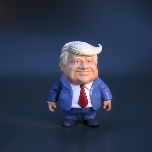 STL file Donald Trump 🗿 ・3D print design to download・Cults