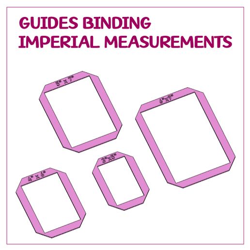 🎨 COVER BINDING GUIDES IN IMPERIAL MEASUREMENTS - GUIAS DE ...