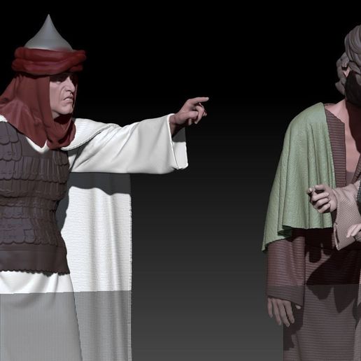 💋 Kiss of Judas - complete - 4 figures・ STL File for 3D printing・Cults
