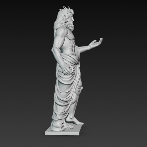 🏛️ Magnificent Marble Zeus Statue: Embodiment of Grandeur and Power, a ...